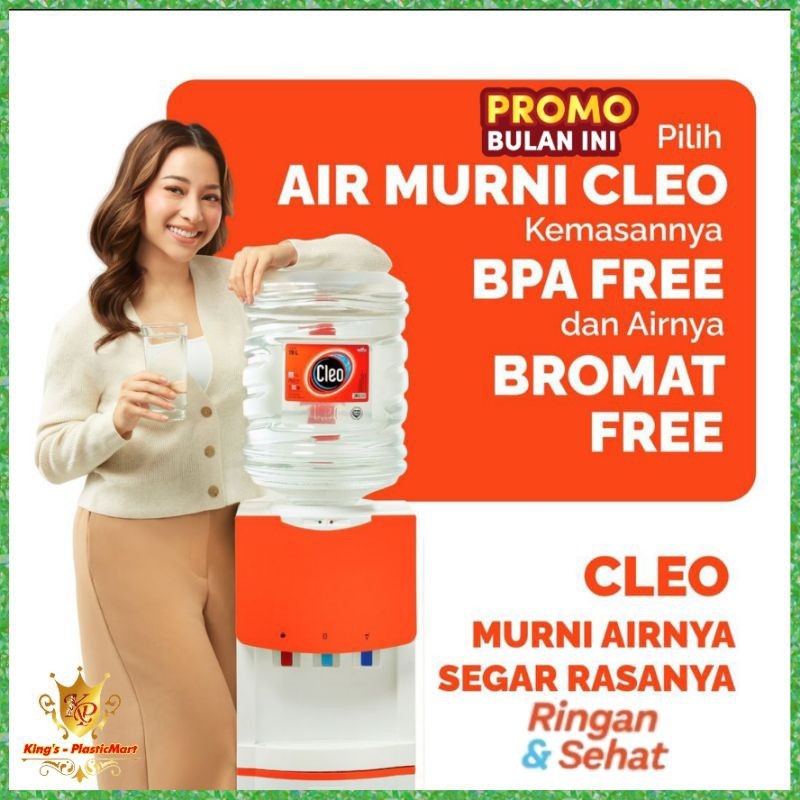 Jual Cleo Air Murni Galon 19 Liter Air + Galon | Shopee Indonesia