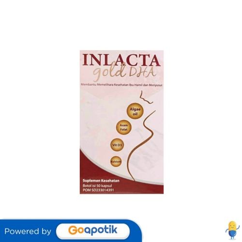 Jual Inlacta Gold Dha Botol 50 Kapsul | Shopee Indonesia