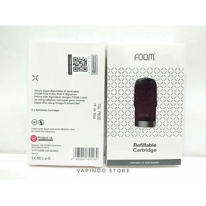 Jual CARTRIDGE X FOOM X CATRIDGE POD REPLACEMENT BY FOOM LAB | Shopee ...