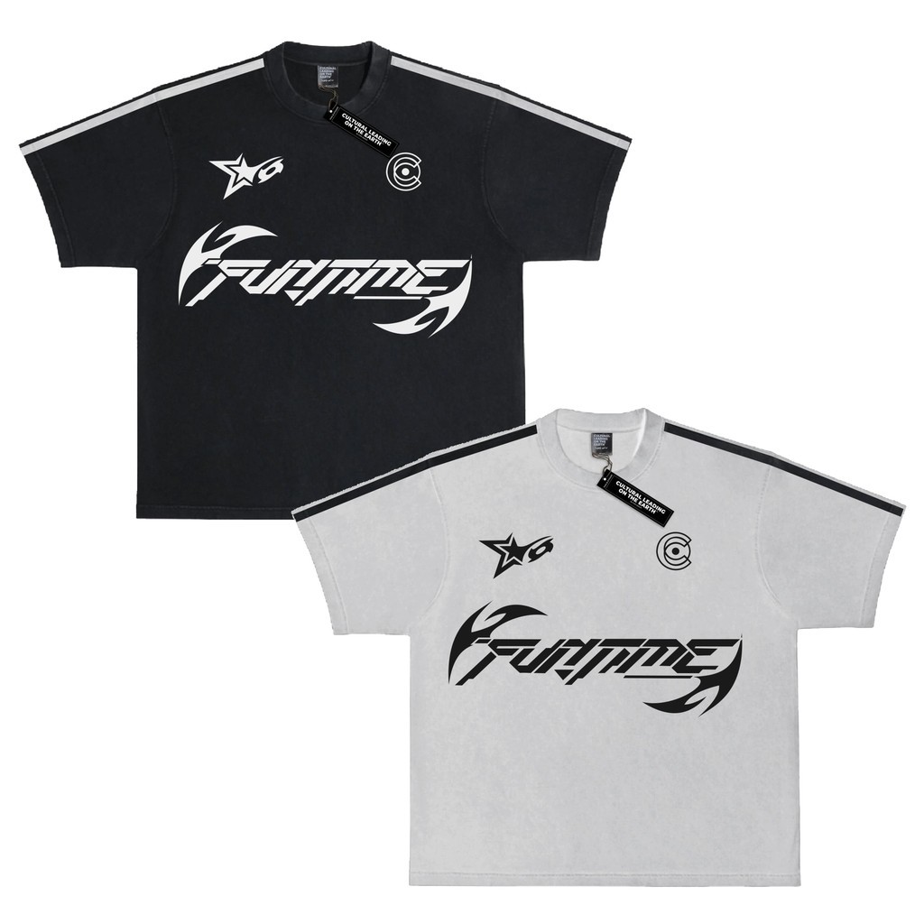 Jual Baju Kaos Pria Distro Skena Boxy Fit Oversize Stripe Cotton Combed ...