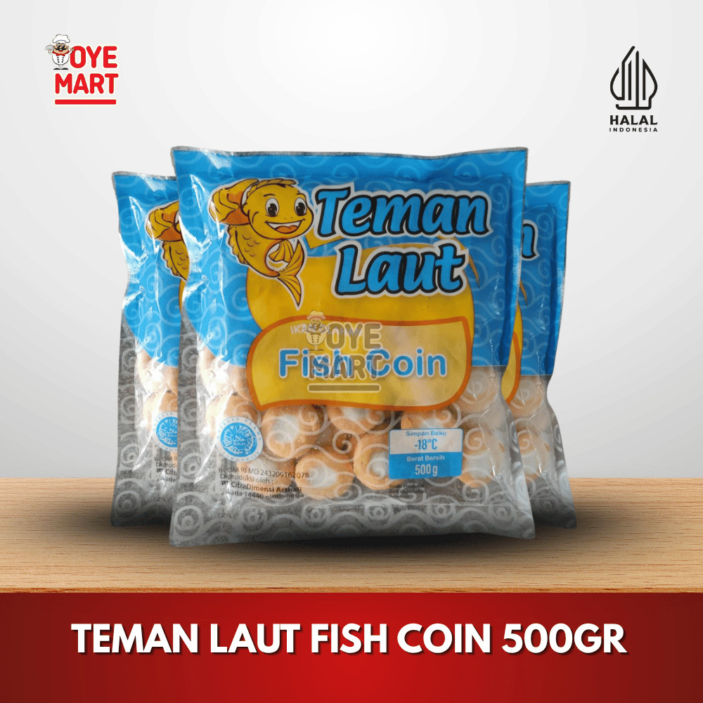 Jual TEMAN LAUT FISH COIN 500GR | Shopee Indonesia