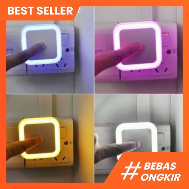 Jual LAMPU TIDUR LED OTOMATIS SENSOR CAHAYA COLOK LISTRIK DINDING ...