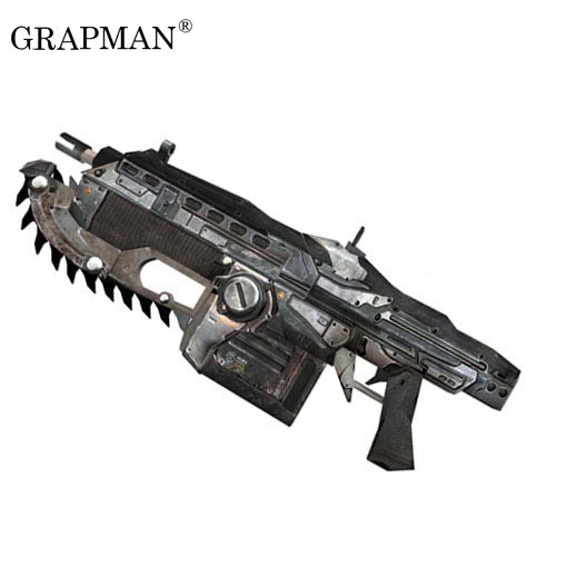 Jual War Machine Cavalry Chain Saw Gun Paper Model Weapon Arms 3D Three ...
