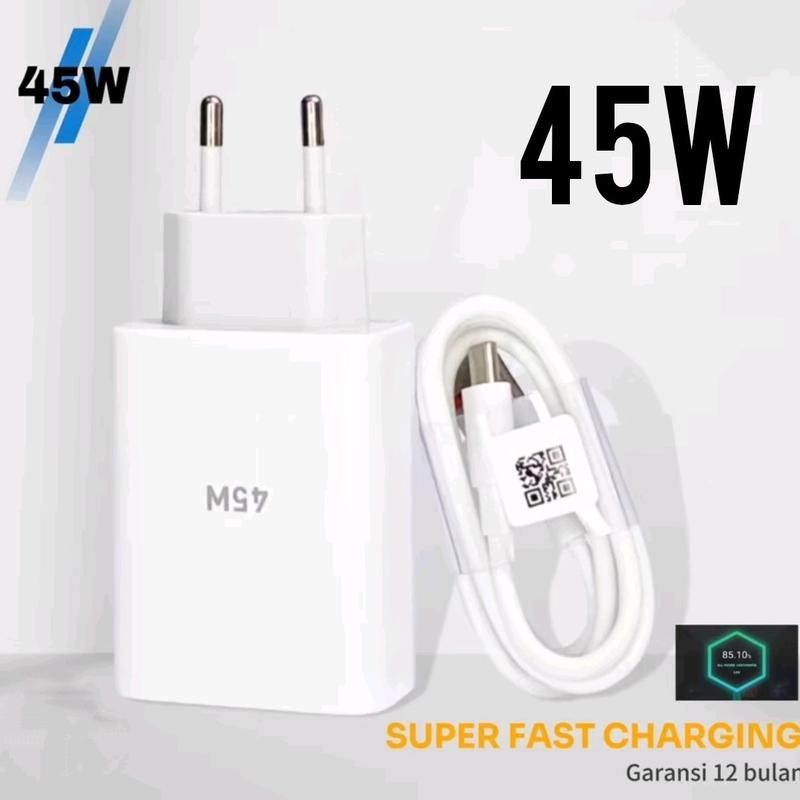 Jual Charger INFINIX Original 100% 45W USB MICRO / TYPE C Super Fast ...