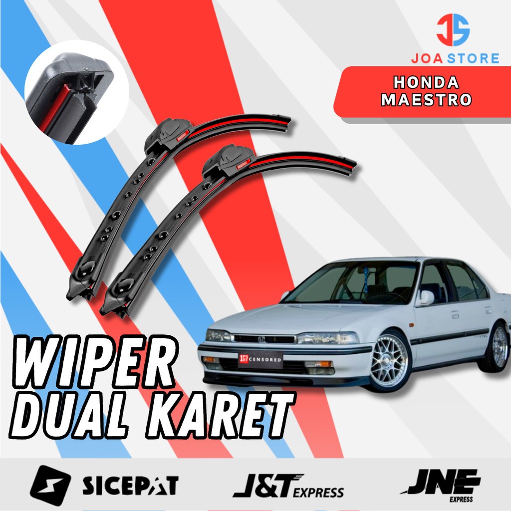Jual Wiper Mobil Dual Blade - Honda Accord Maestro - Wiper Frameless ...