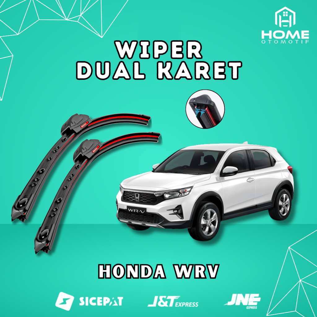 Jual Wiper Mobil - Honda WRV / WR-V - Model 2 Karet 1 Set (2Pcs) Kiri ...