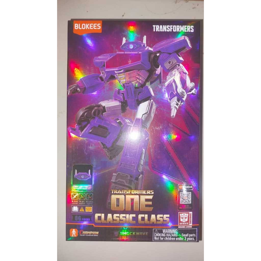 Jual Blokees Transformers One Classic Class Shockwave Figure | Shopee ...