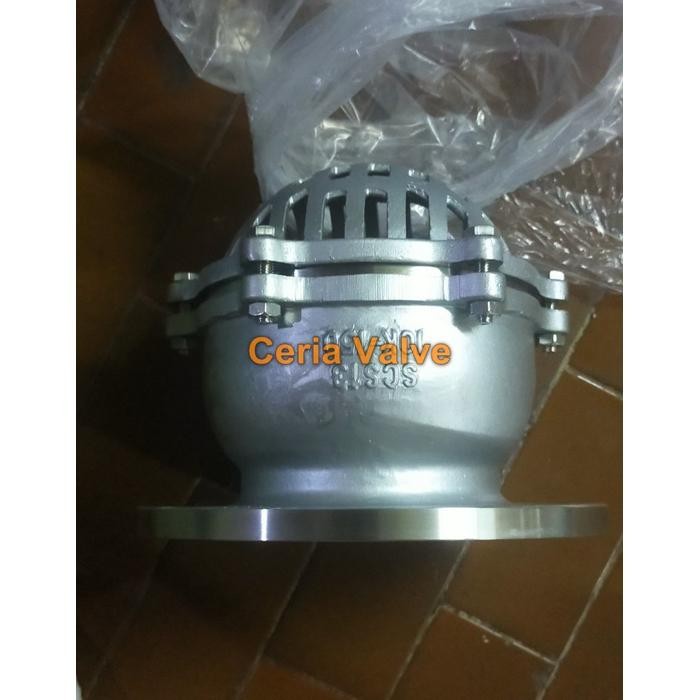Jual Foot Valve Stainless 8'' Flange Jis10k / Foot Valve 8'' Stainless ...