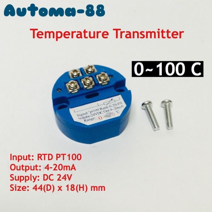 Jual LT68 - Pre Order RTD PT-100 PT100 Temperature Transmitter Head 4 ...