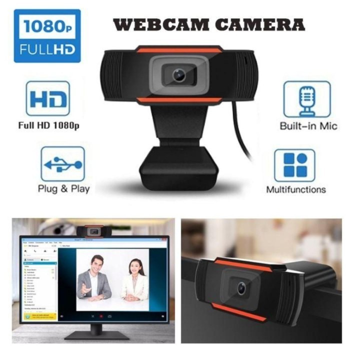 Jual Web Camera HD 1080P USB Web Camera Super Terang 1080 P For Laptop ...