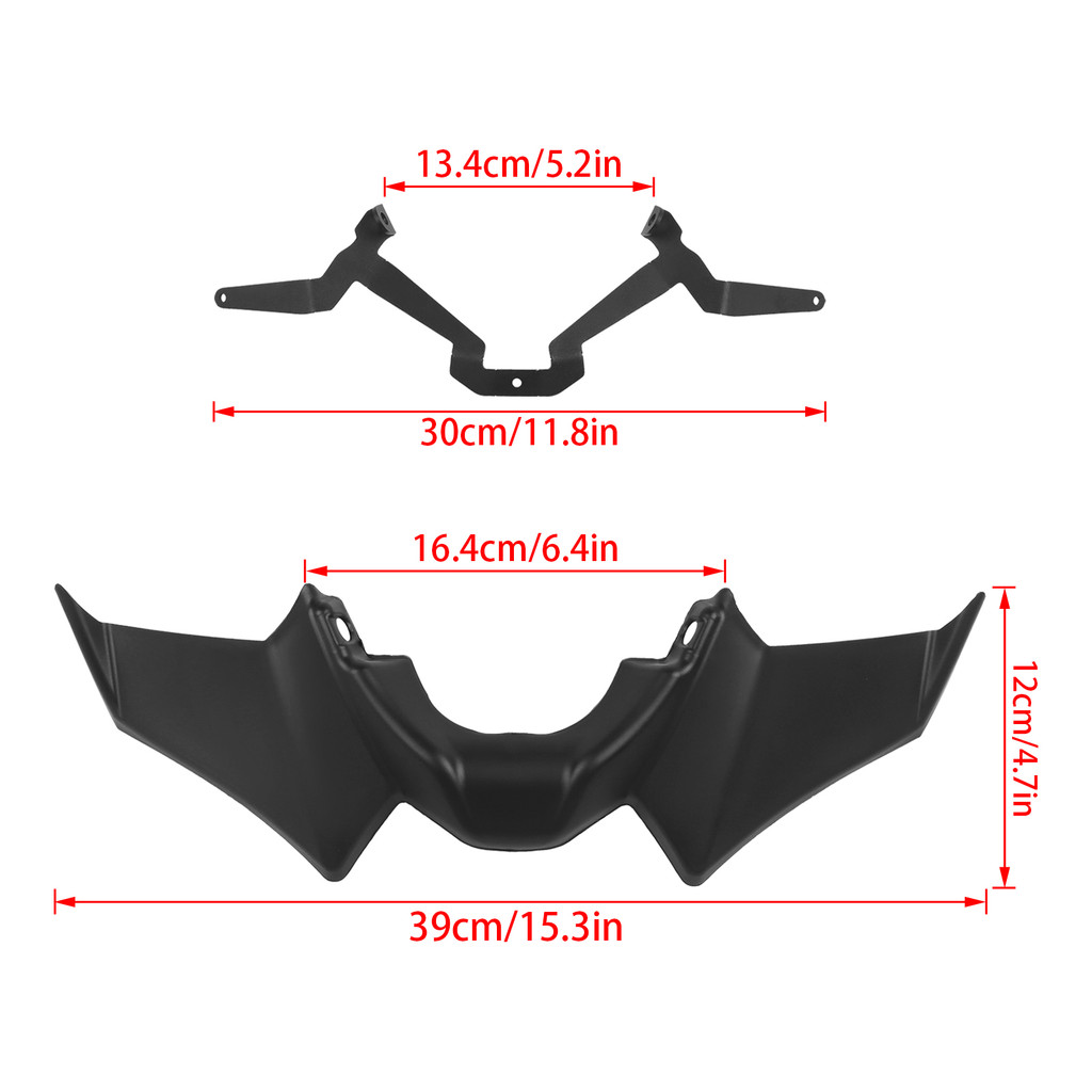 Jual For Yamaha MT07 MT-07 SP MT 07 Front Downforce Spoiler Naked ...
