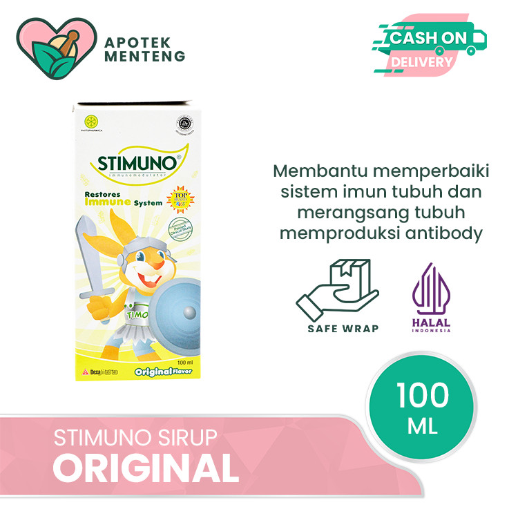 Jual Stimuno Sirup 100 ML - Suplemen Daya Tahan Tubuh | Shopee Indonesia