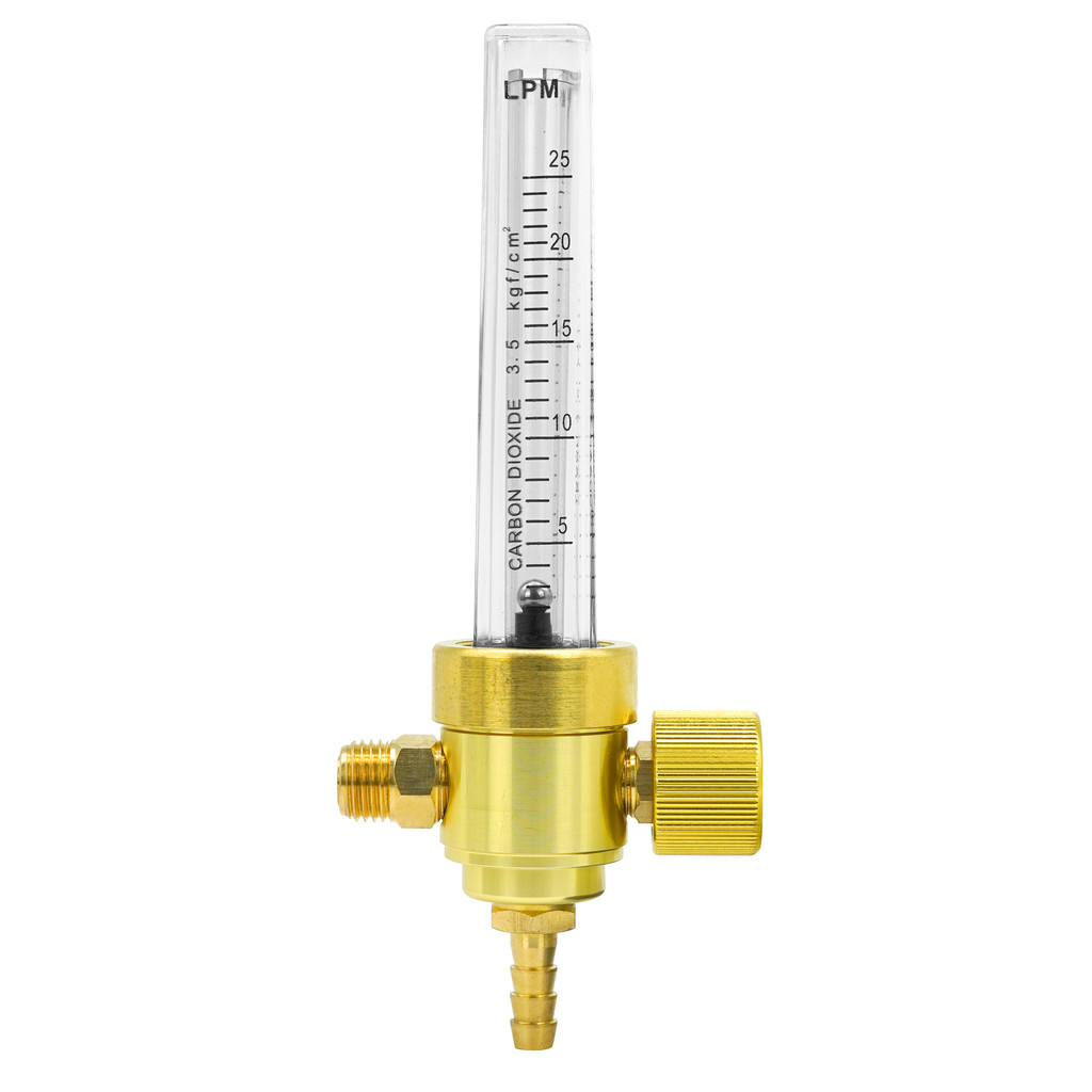 Jual Straight Flowmeter Range 0-25 MPa Argon Co2 Gas Flow Meter Scale ...