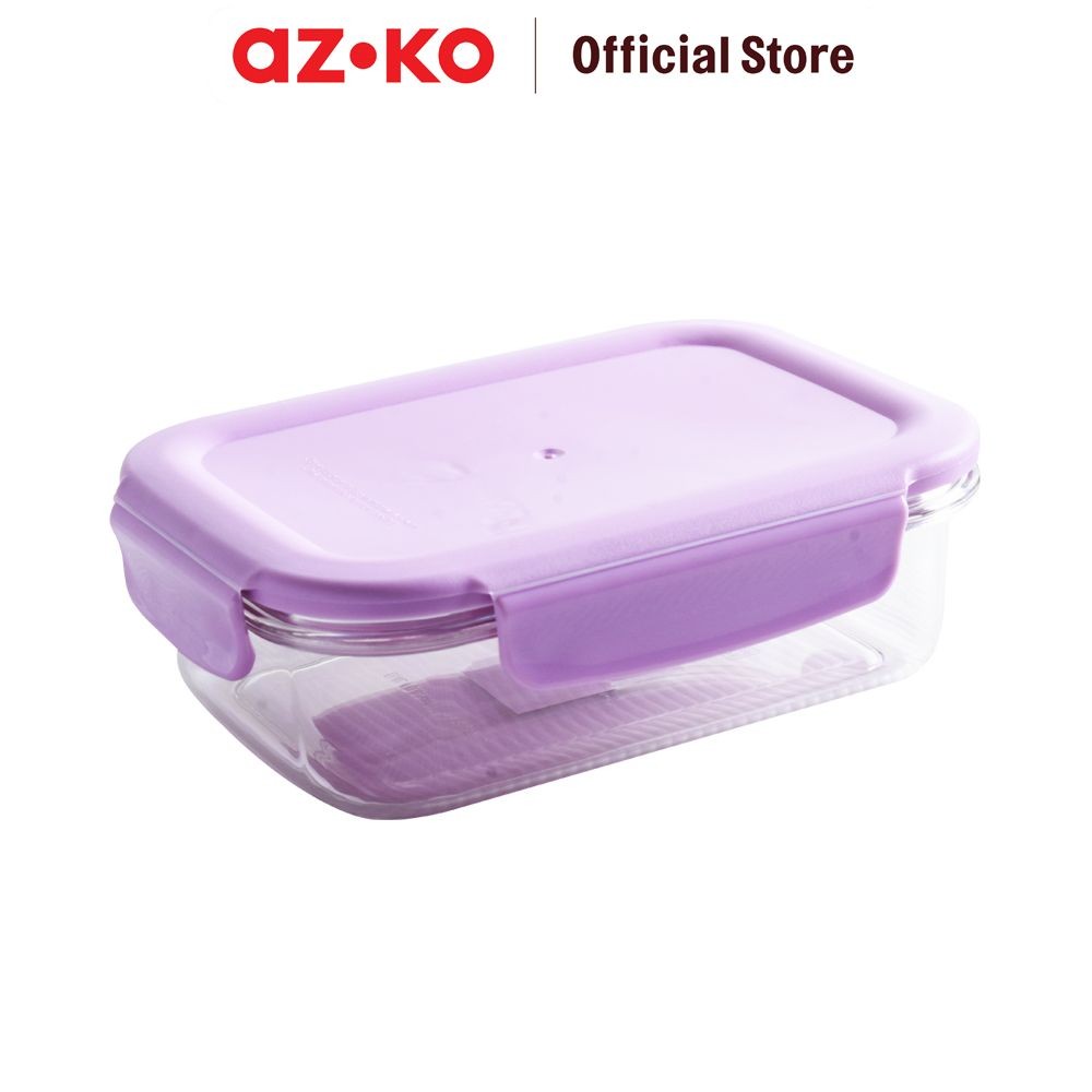 Jual AZKO Kris 400 ml Cotton Wadah Makanan Dengan Clip - Ungu Food ...