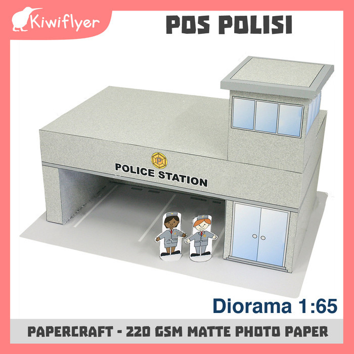 Jual Papercraft Diorama - Pos Polisi | Shopee Indonesia