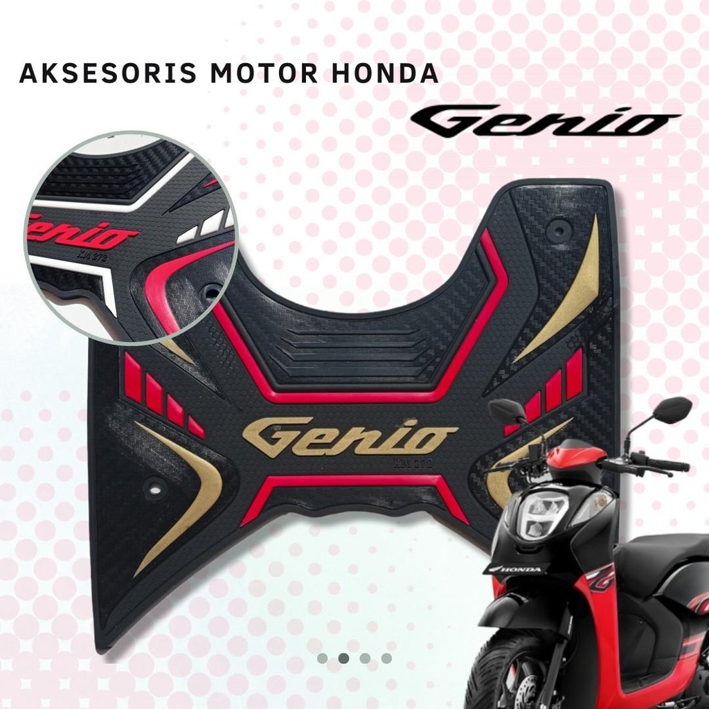 Jual Aksesoris Motor Genio - Karpet Karet Motor Genio | Shopee Indonesia