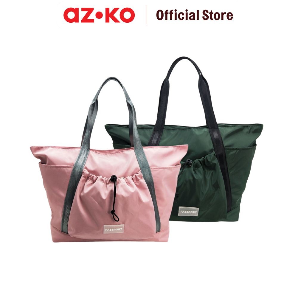 Jual AZKO Passport Jolle Tote Bag Tas Bahu Stylish Totebag Serbaguna ...