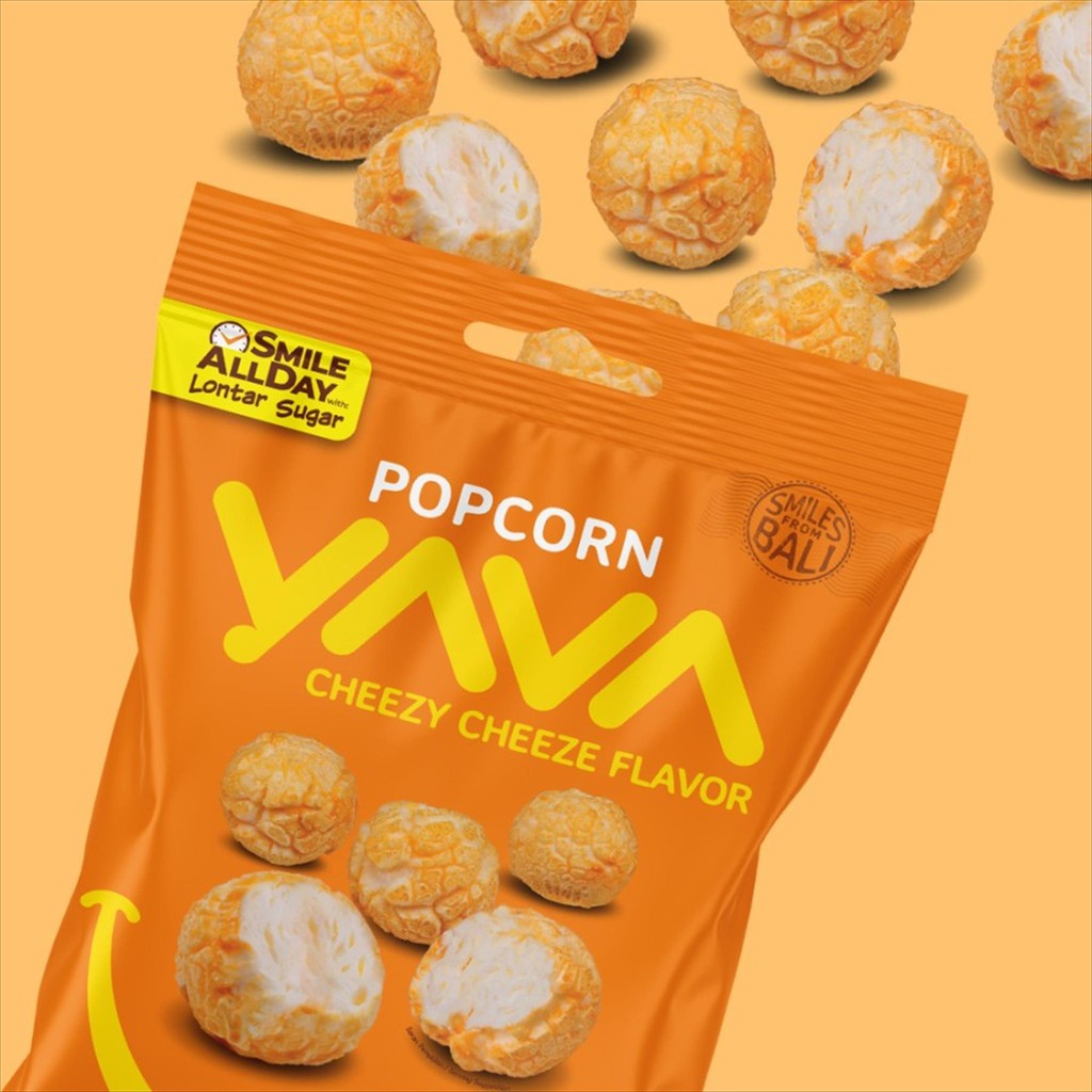 Jual YAVA Popcorn Cheezy Cheese Flavor 60g ( Keju ) | Shopee Indonesia