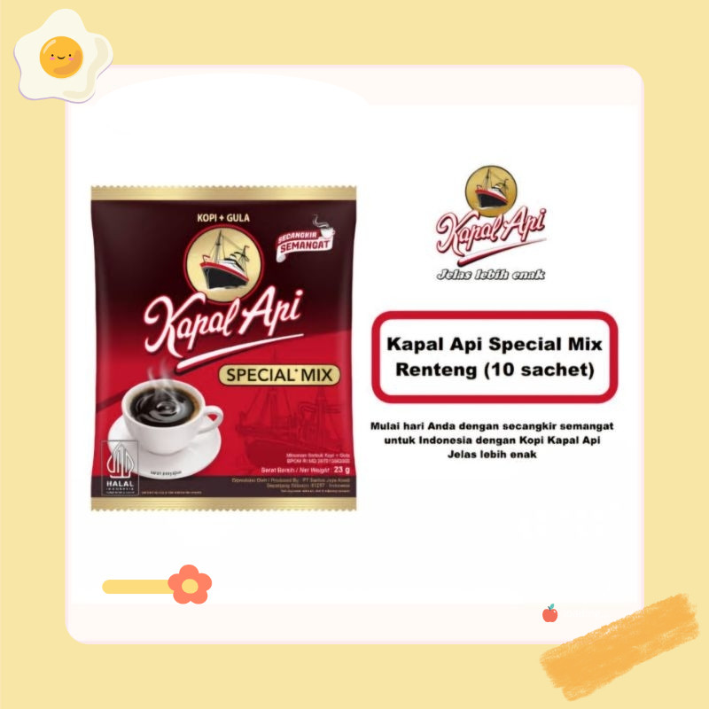 Jual Kapal Api Special Mix 23gr - 1 renceng isi 10 sachet YERAH ...