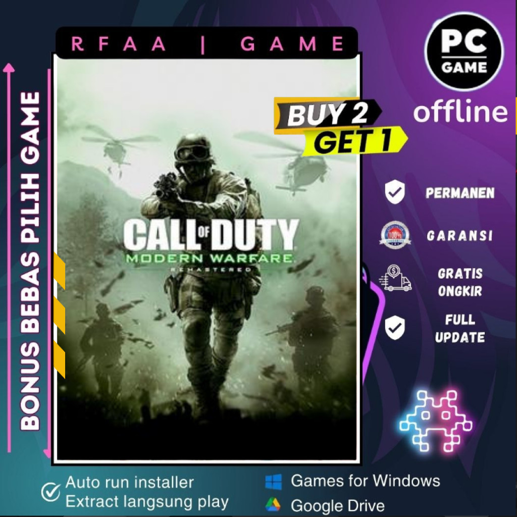 Jual CALL OF DUTY MODERN WARFARE REMASTERED | GAME PC - LAPTOP - DL | Shopee Indonesia