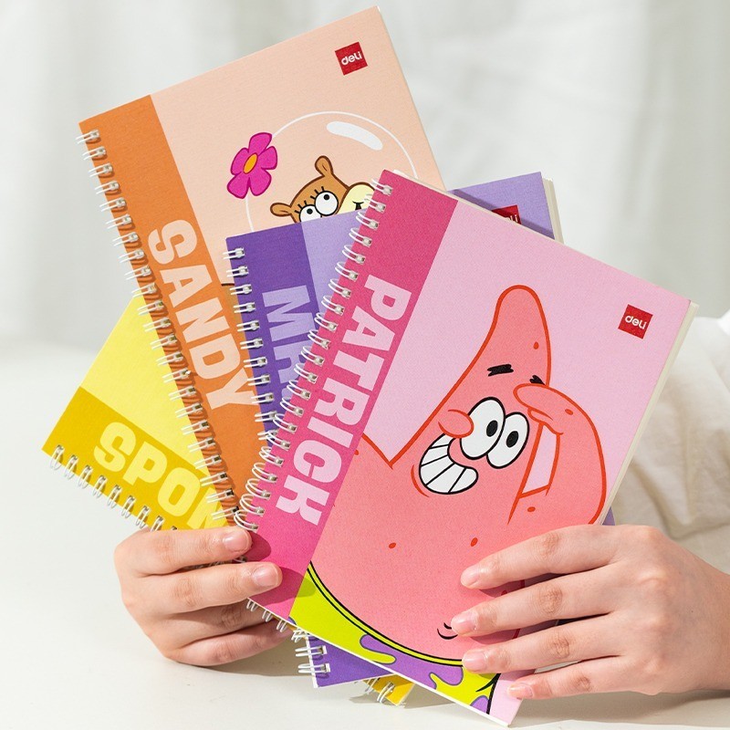 Jual Buku Notes / Notebook Deli A5 ELA560 Spongebob Isi 60 Lembar ...