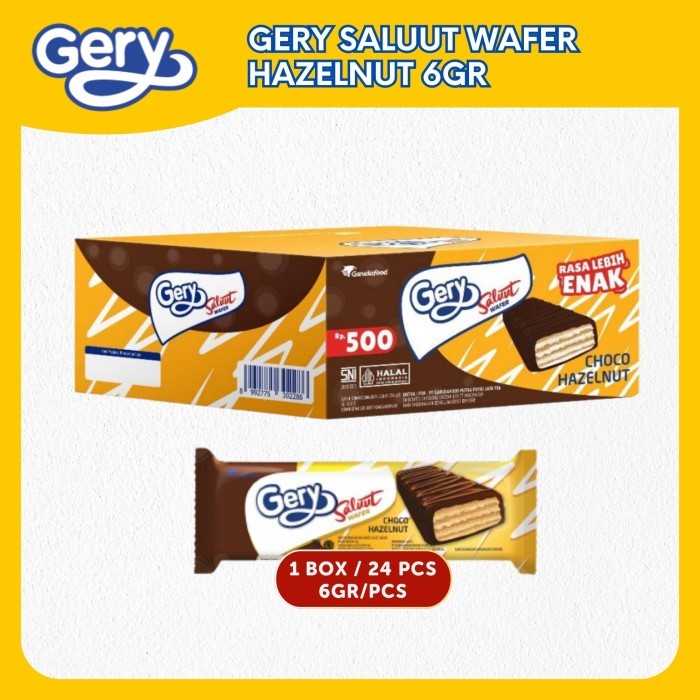 Jual Saluut Wafer Hazelnut Gery Salut - Garudafood | Shopee Indonesia