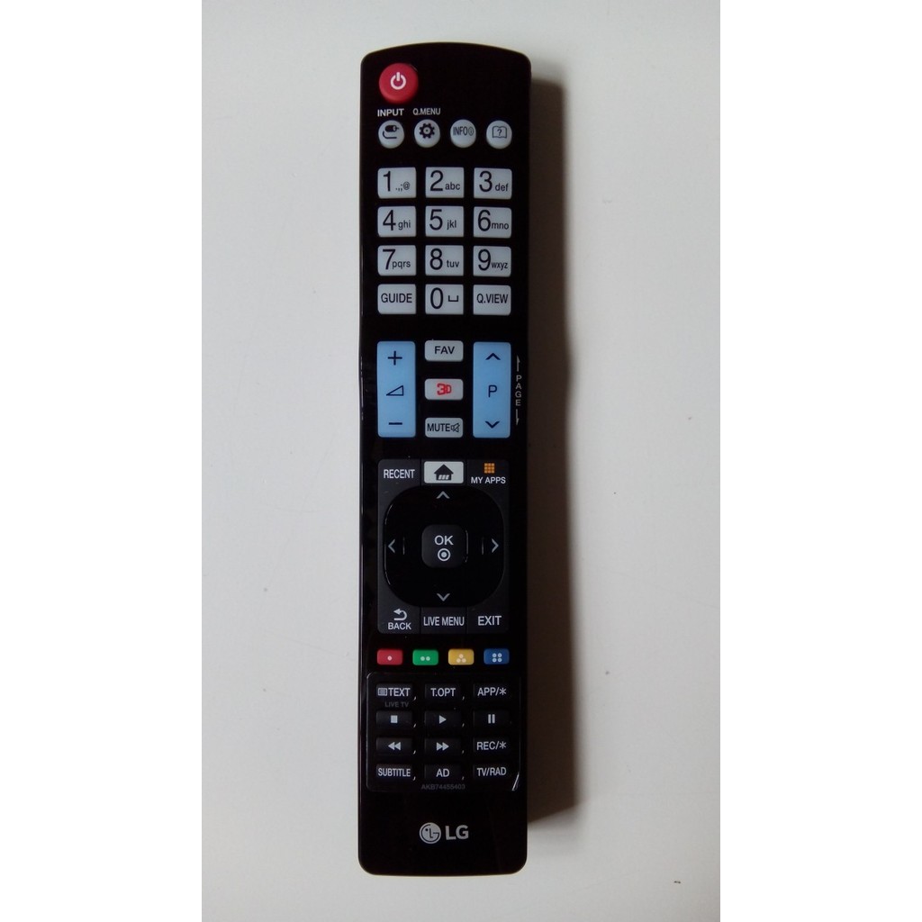 Jual EMOT REMOTE TV LG LCD LED PLASMA SMART 3D ORI ORIGINAL ASLI ...