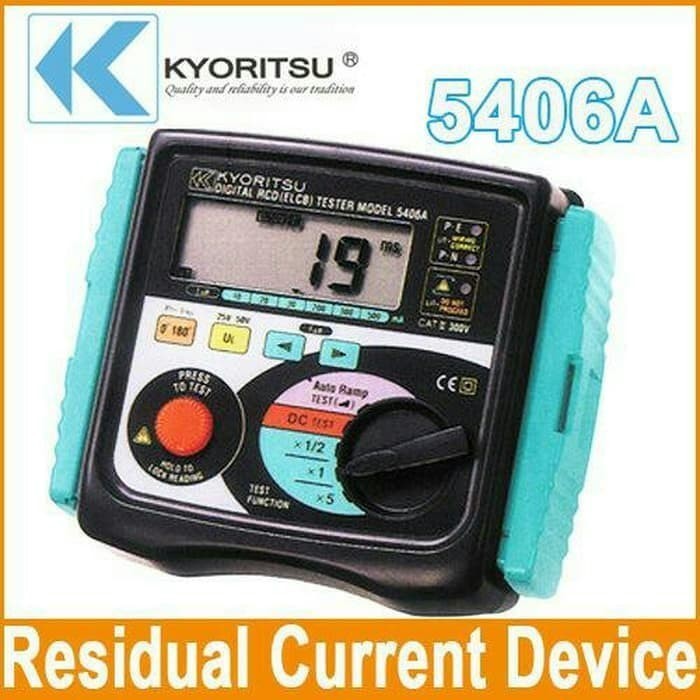 Jual Residual Current Device Tester Kyoritsu 5406A asli termurah ...