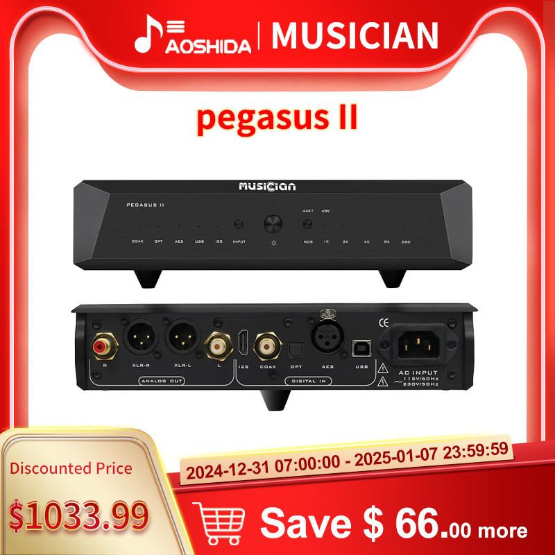 Jual MUSICIAN PEGASUS II R2R DAC 24Bit True Balanced R2R 6BIT DSD ...