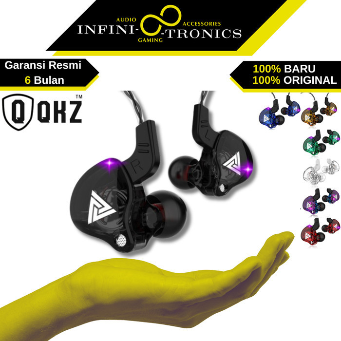 Jual QKZ AK6 Sport Running Dynamic Bass In Ear Monitor Earphone With ...