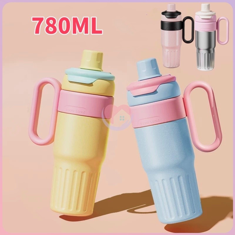 Jual 【COD】Tumbler Dinding Ganda Tahan Panas Dingin 780ML 2 Cara Minum Stainless SUS 316 Tumbler ...