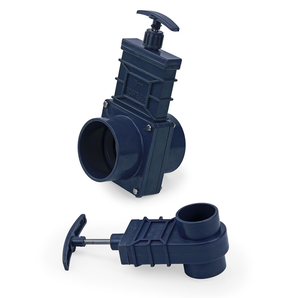Jual UPVC Knife Gate Valve DN32/DN40/DN50/DN65/DN80/DN100 Plastic Water ...