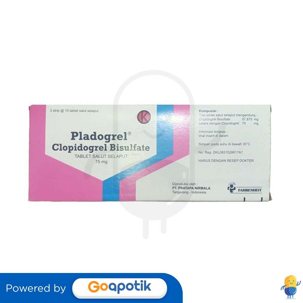 Jual Pladogrel 75 Mg Box 30 Tablet | Shopee Indonesia