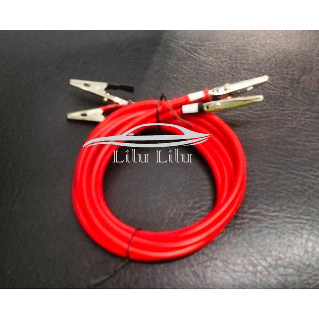 Jual Kabel Jumper aki motor panjang 100cm kabel 5mm serabut dalam 3mm harga sepasang | Shopee ...