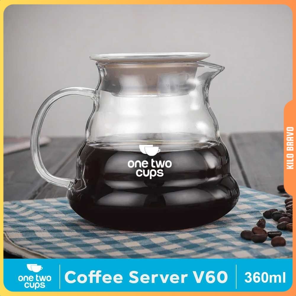 Jual Coffee Server V60 Drip Pour Over Borosilicate Glass - SE101 ...