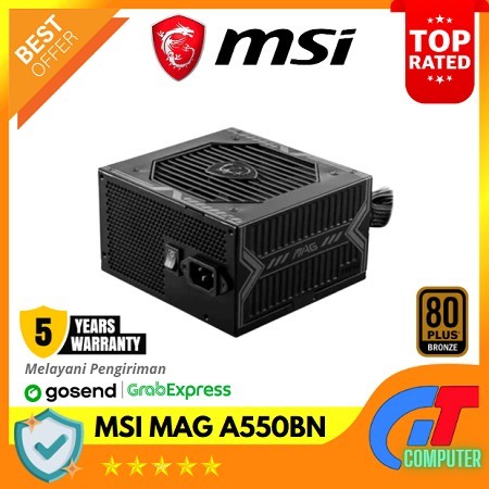 Jual MSI MAG A550BN - 550W 80+ Bronze | Shopee Indonesia
