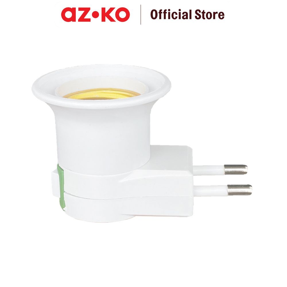 Jual AZKO Krisbow Fitting Lampu E27 Dengan Tombol Switch Lamp Holder ...