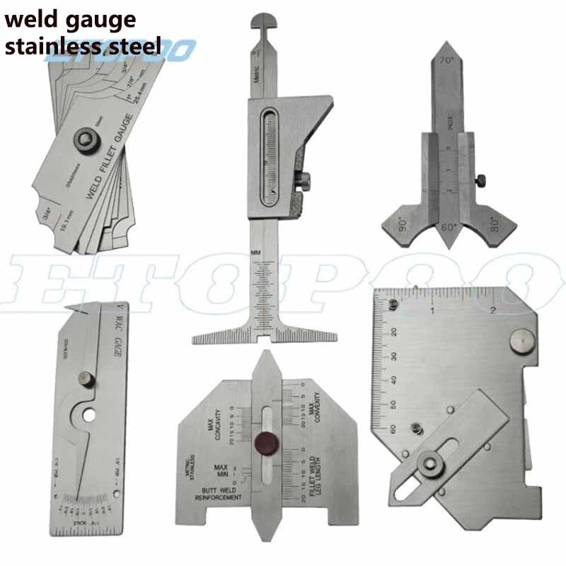 Jual Welding Gauge Weld Inspection Gage Weld Seam Bead/Fillet/Crown ...