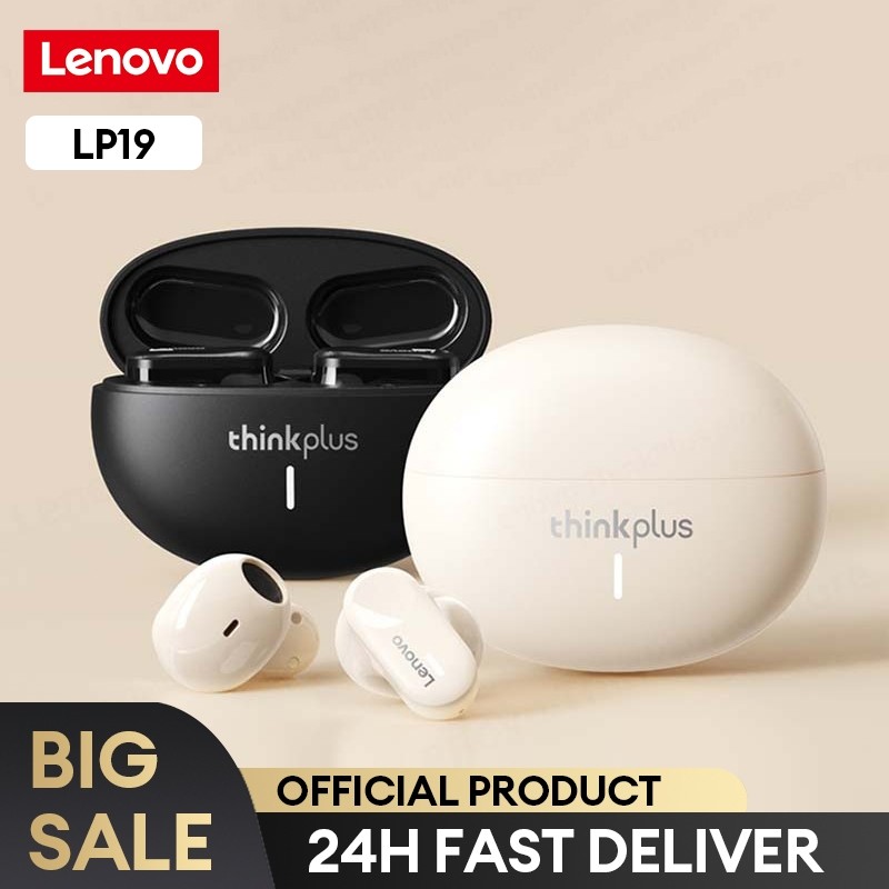 Jual Lenovo Thinkplus LP19 TWS Earphone Bluetooth V5.1 HiFi Stereo ...