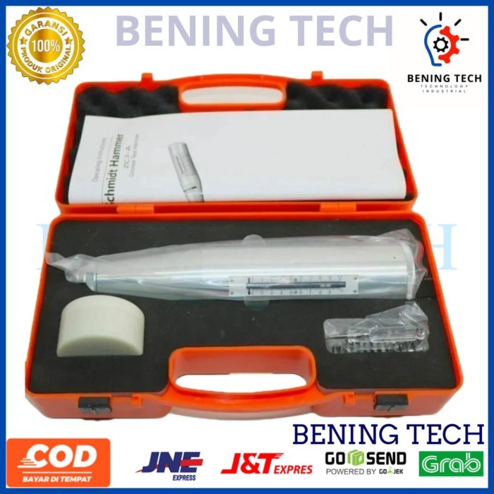Jual Concrete Rebound Hammer Tester NDT Resiliometer Schmidt Hammer ...