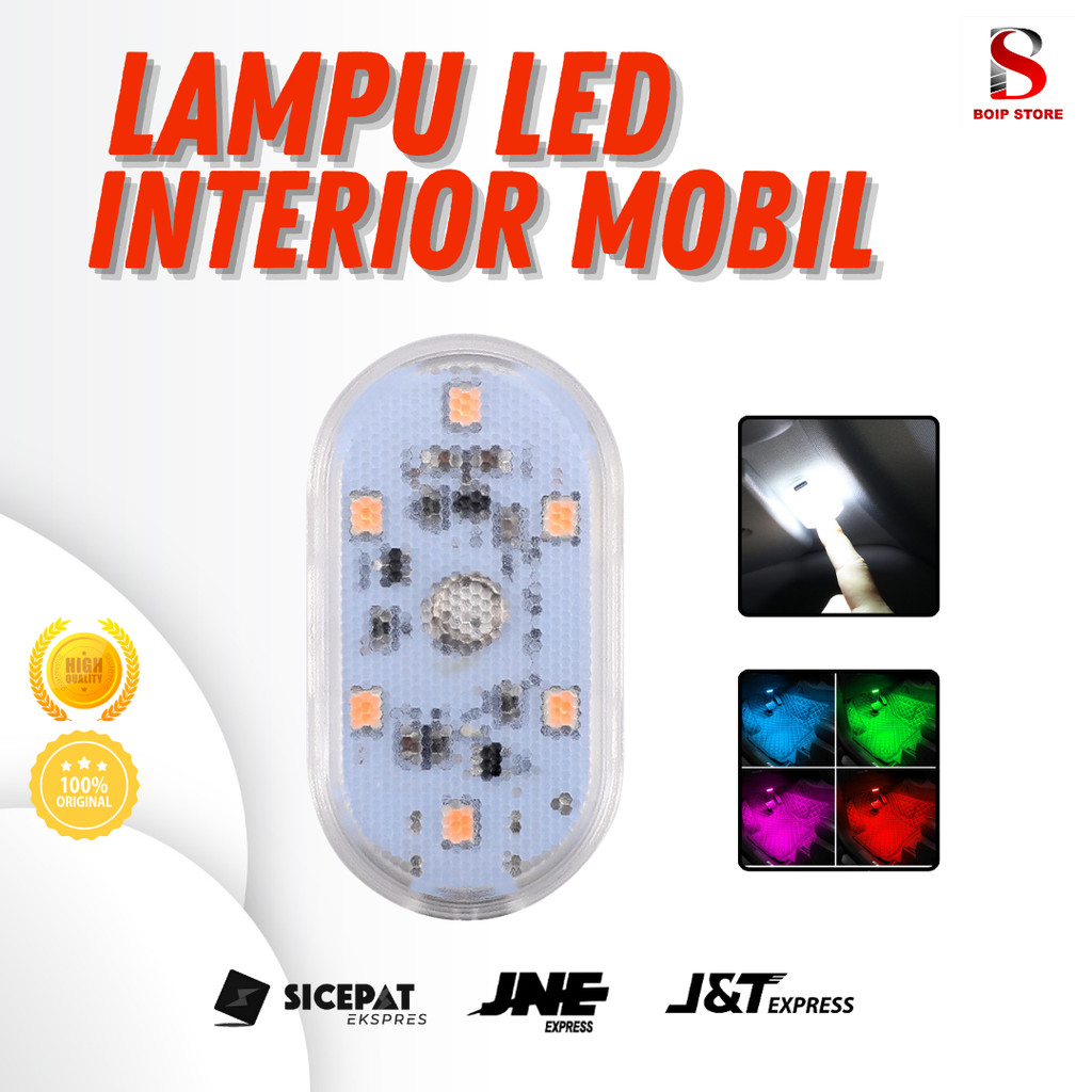 Jual Lampu Plafon Mobil / Lampu LED Sentuh Interior Dashboard Lampu ...