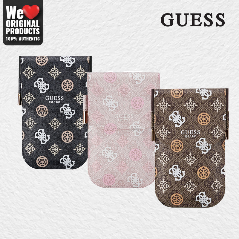 Jual Universal Wallet Tas Handphone GUESS Multi Print Peony 4G Cord ...