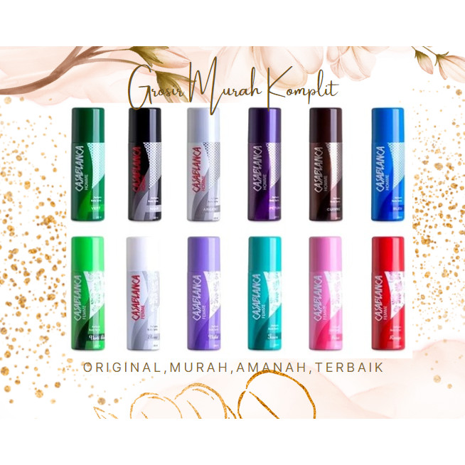 Jual Casablanca Perfume Body Spray Kaleng 100 Ml | Shopee Indonesia