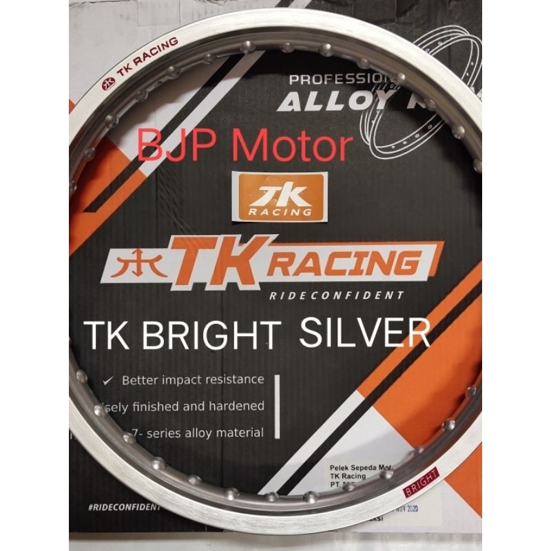 Jual Velg TK Racing Ring 18 Ukuran 1.60 / 1.85 SILVER BRIGHT WM 36H ...
