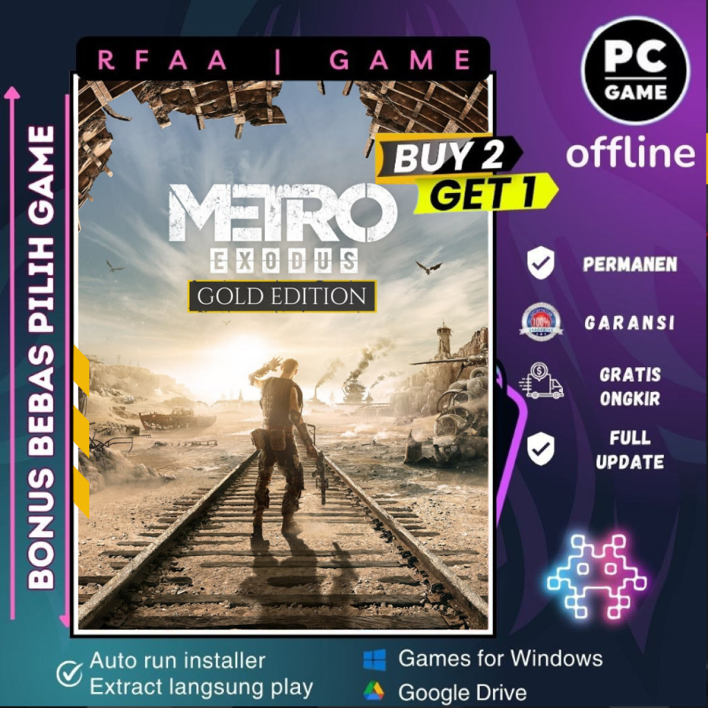 Jual METRO EXODUS GOLD EDITION | GAME PC - LAPTOP - DL | Shopee Indonesia