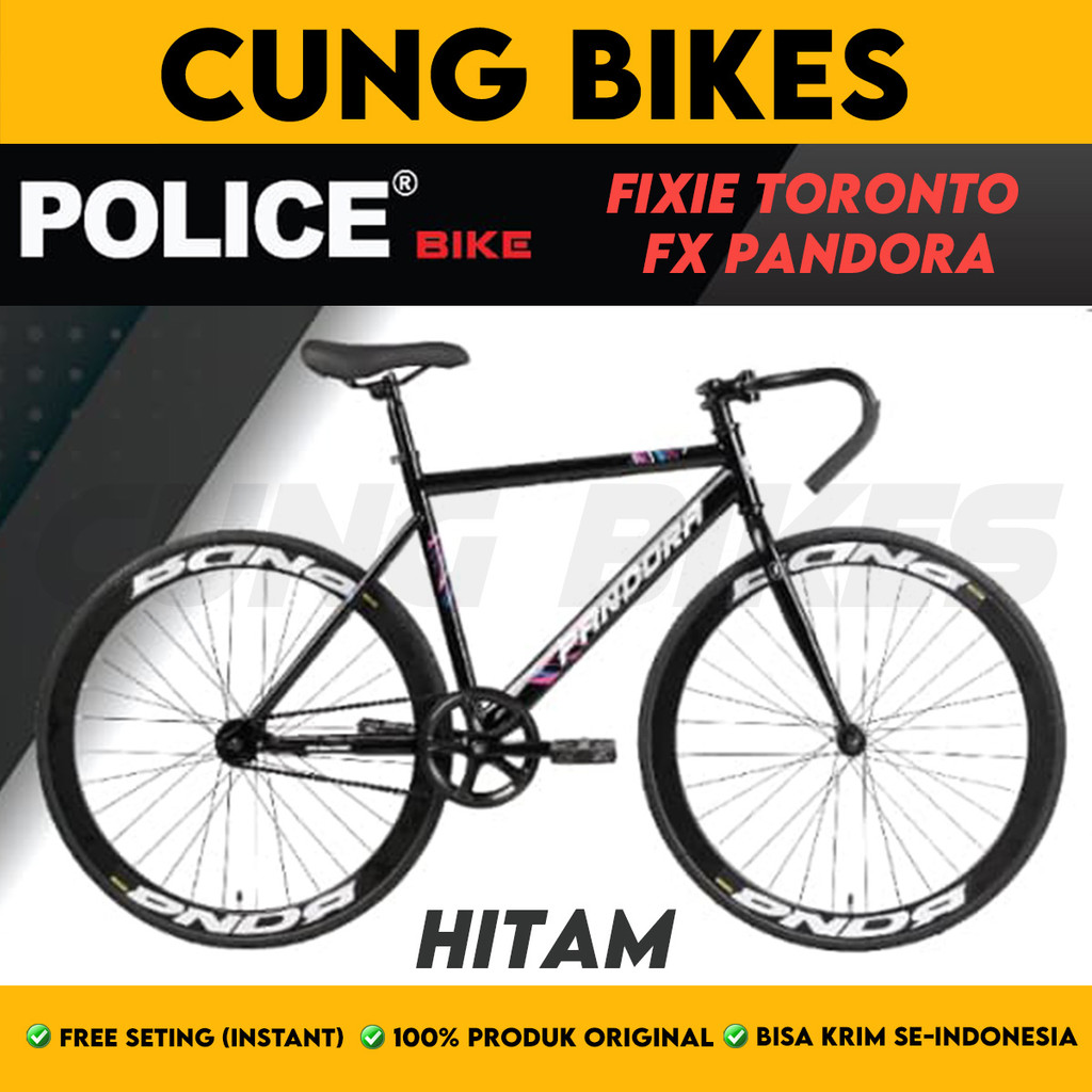 Jual Sepeda Fixie ELEMENT POLICE TORONTO FX PANDORA Ukuran 700C Rem Torpedo | Shopee Indonesia