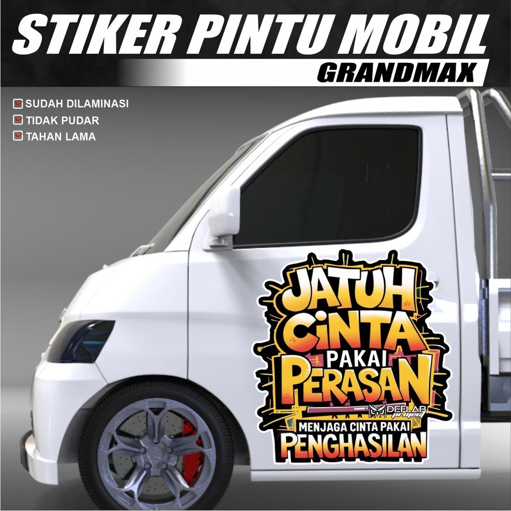 Jual STICKER VARIASI PICK UP L300 GRANDMAX MODIF -STICKER PINTU MOBIL ...