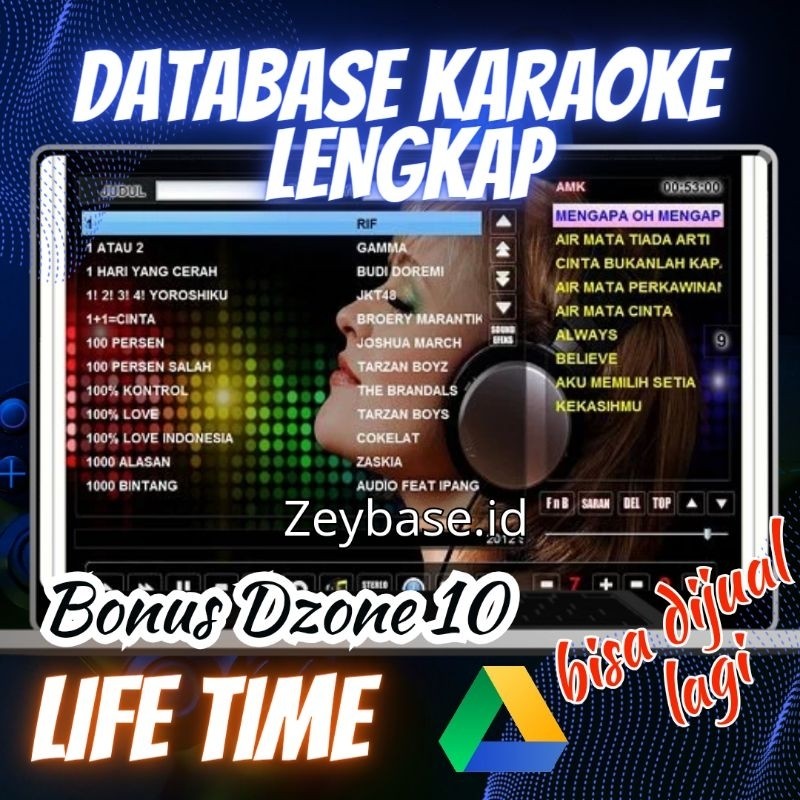 Jual Software DZone 10 + Ribuan Song Karaoke | Shopee Indonesia