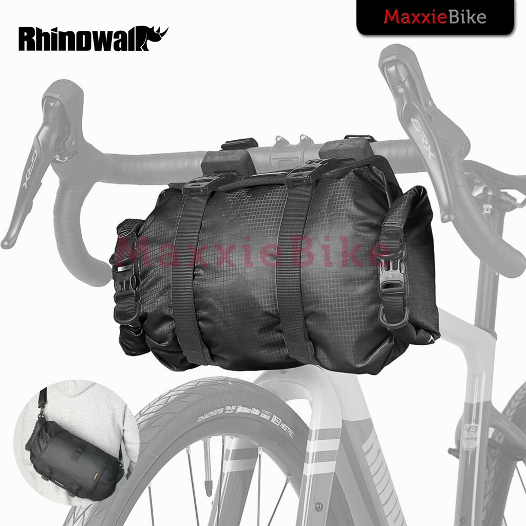Jual Rhinowalk RK9400 Tas Sepeda Stang Handlebar Roll Sling Bag Bicycle ...