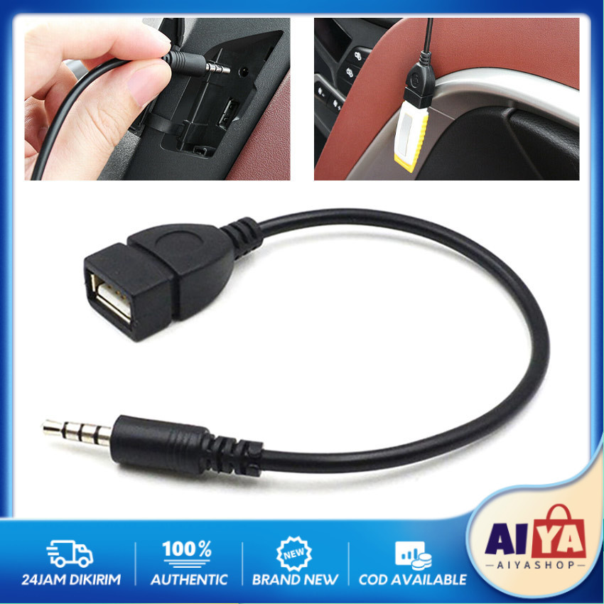 Jual Kabel audio ke usb Jack 3.5mm AUX Audio Plug To USB 2.0 OTG ...